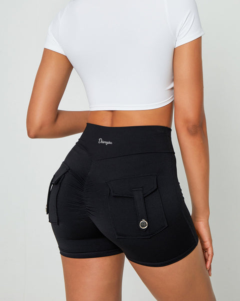 Danysu Cargo Workout Shorts with Pockets